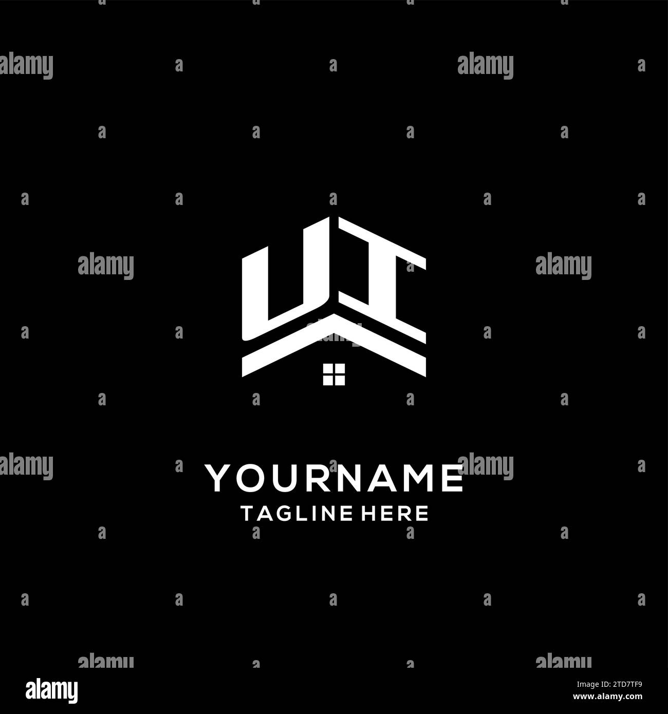 Initial ui hi-res stock photography and images - Alamy