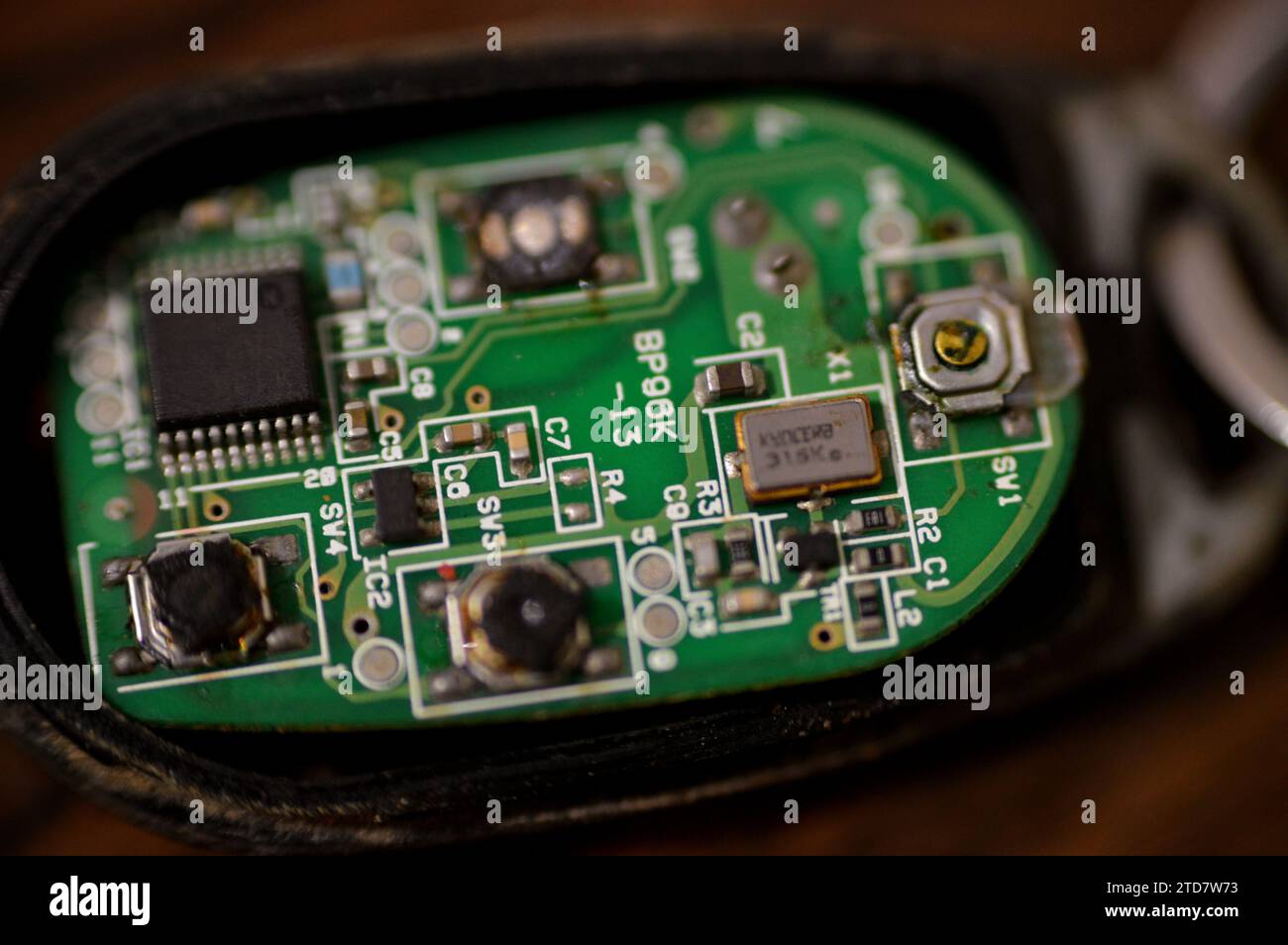 Cairo, Egypt, December 12 2023: A remote control, wireless car lock ... Cairo, Egypt, December 12 2023: A remote control, wireless car lock ...