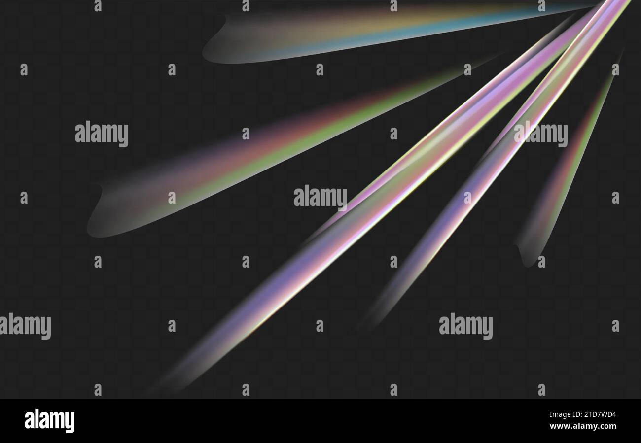 Overlay for backgrounds. Triangular prism concept.A set of colorful ...