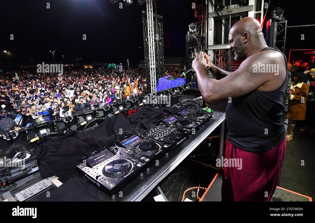 DJ Diesel - Shaquille O'Neal performs during Day 2 of the 2023 Tahoe ...