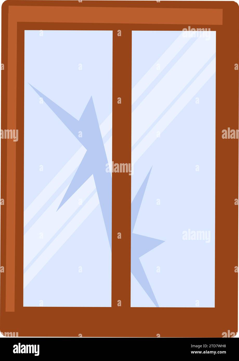 Window broken out Stock Vector Images - Alamy