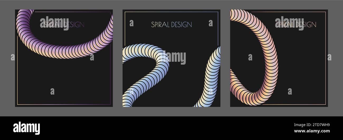 A colorful spiral. A design template for the design of a cover, banner ...