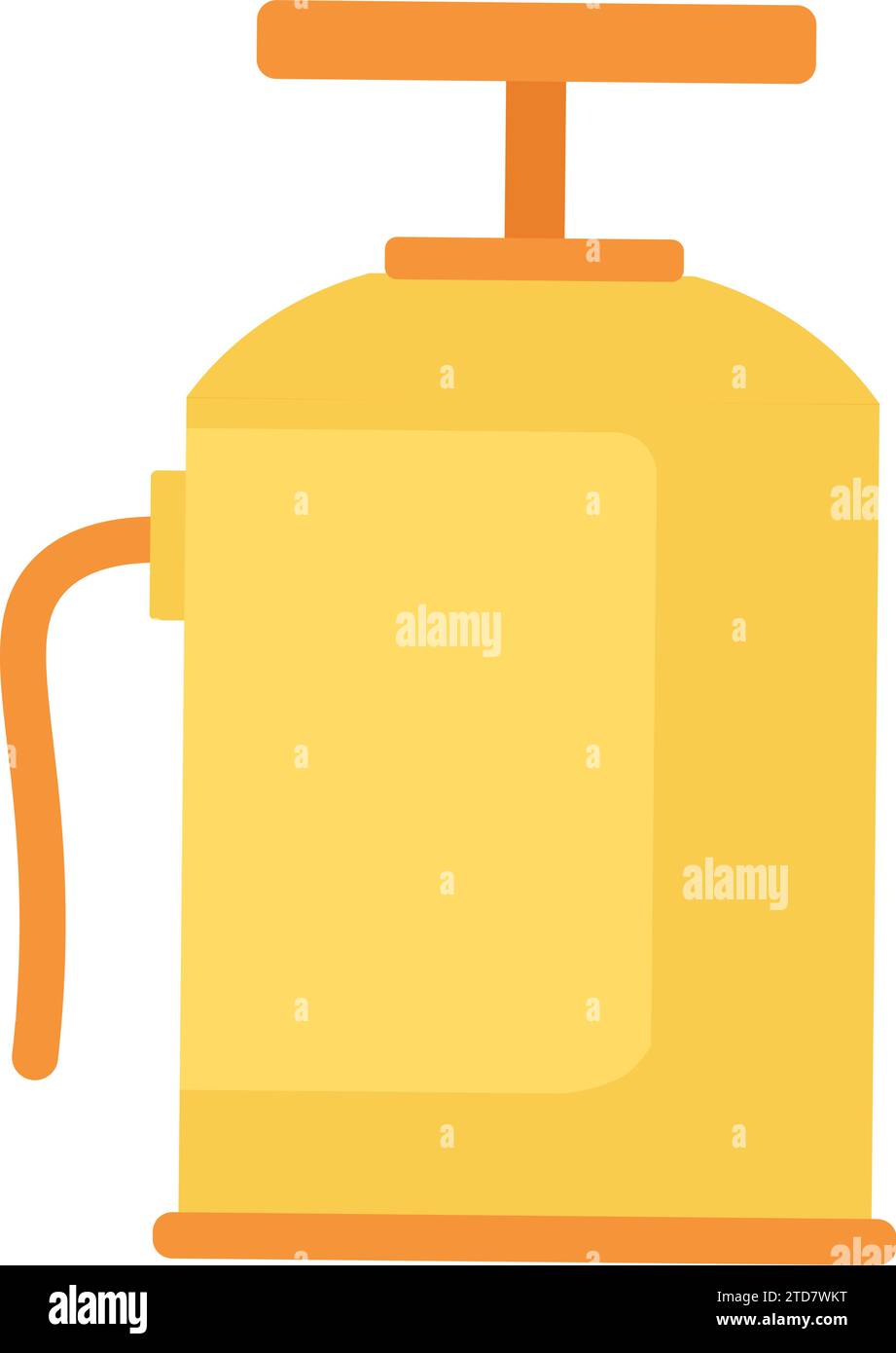 Hazardous waste pollution. Canister sprayer with agricultural chemicals ...