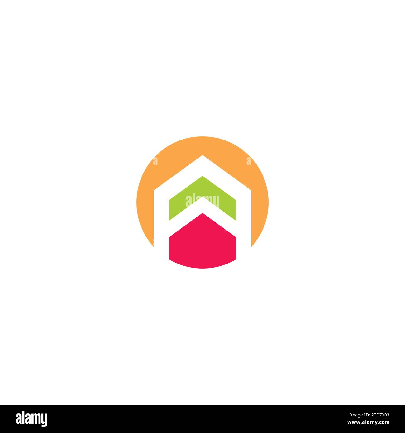 Letter A Home Logo Simple. A Initial Logo Stock Vector Image & Art - Alamy