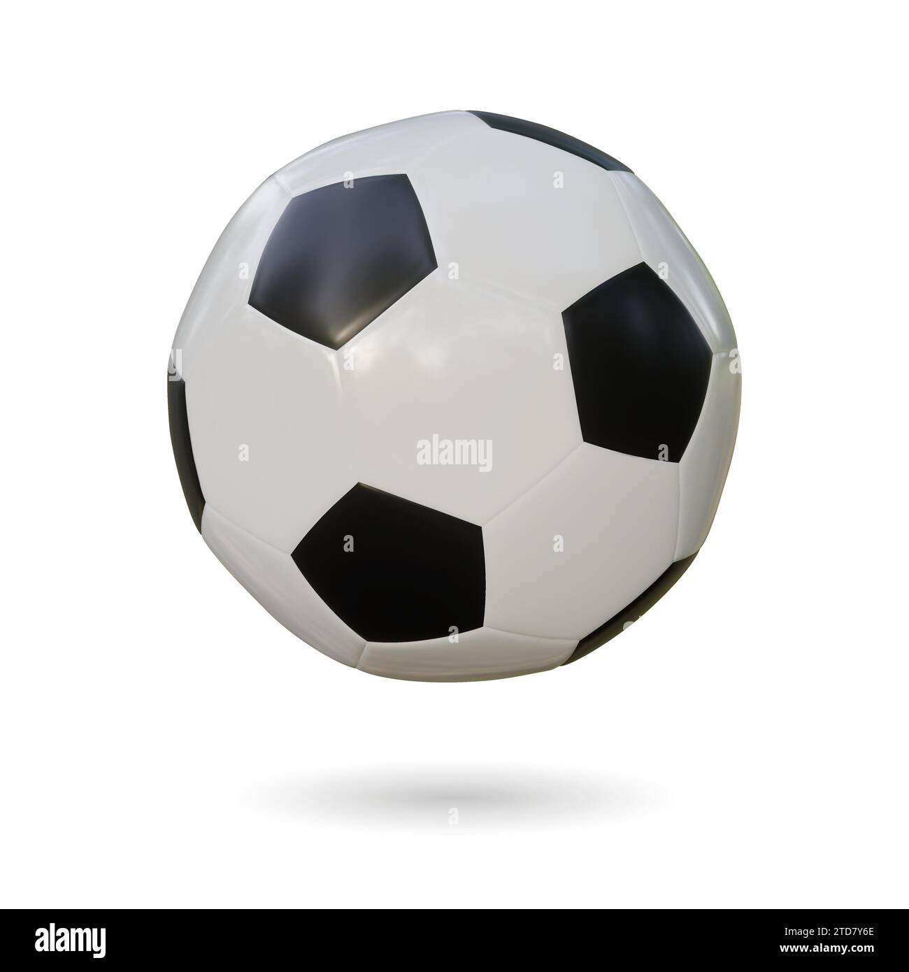 Realistic 3d style Soccer or football ball. Vector illustration. Sport ...