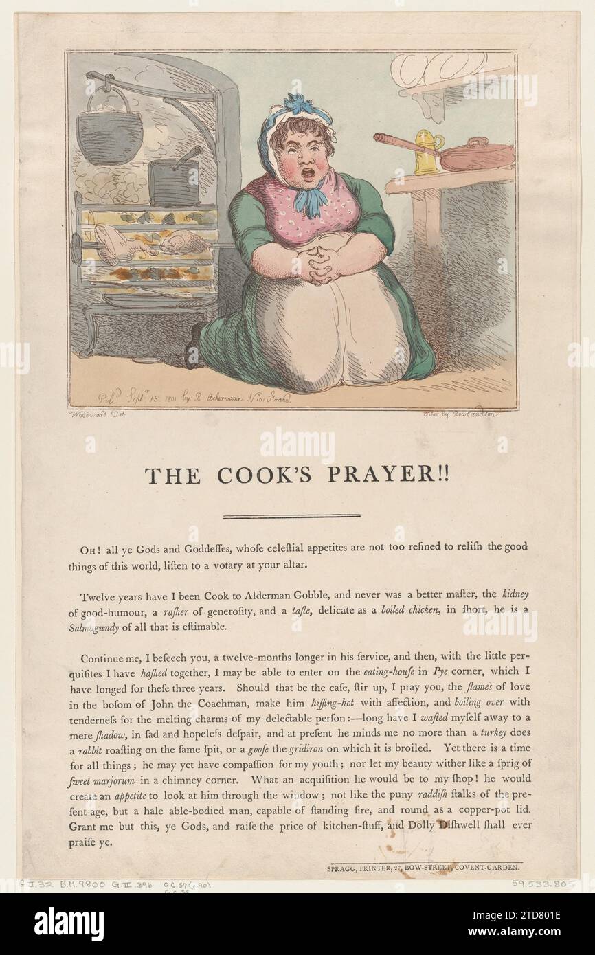 The cooks prayer hi-res stock photography and images - Alamy