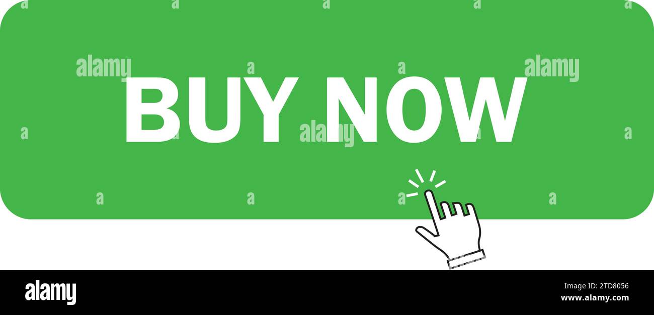 Buy now icon with Finger cursor| buy now button | buy now symbol with ...