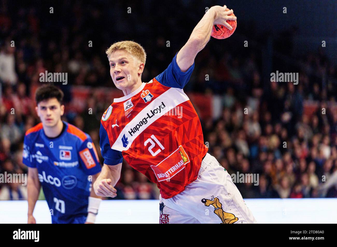 7 Meter Wurf/Tor Frederik Bo Andersen (Handball Sport Verein Hamburg ...