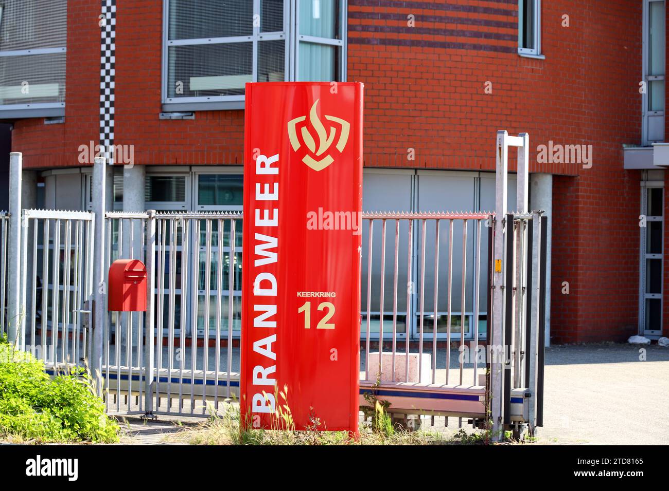 Barracks and headquarters of the Gouda Fire Department in the ...