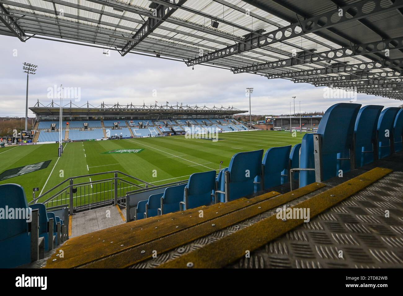 A general view of Sandy Park, Home of Exeter Chiefs during the Heineken ...