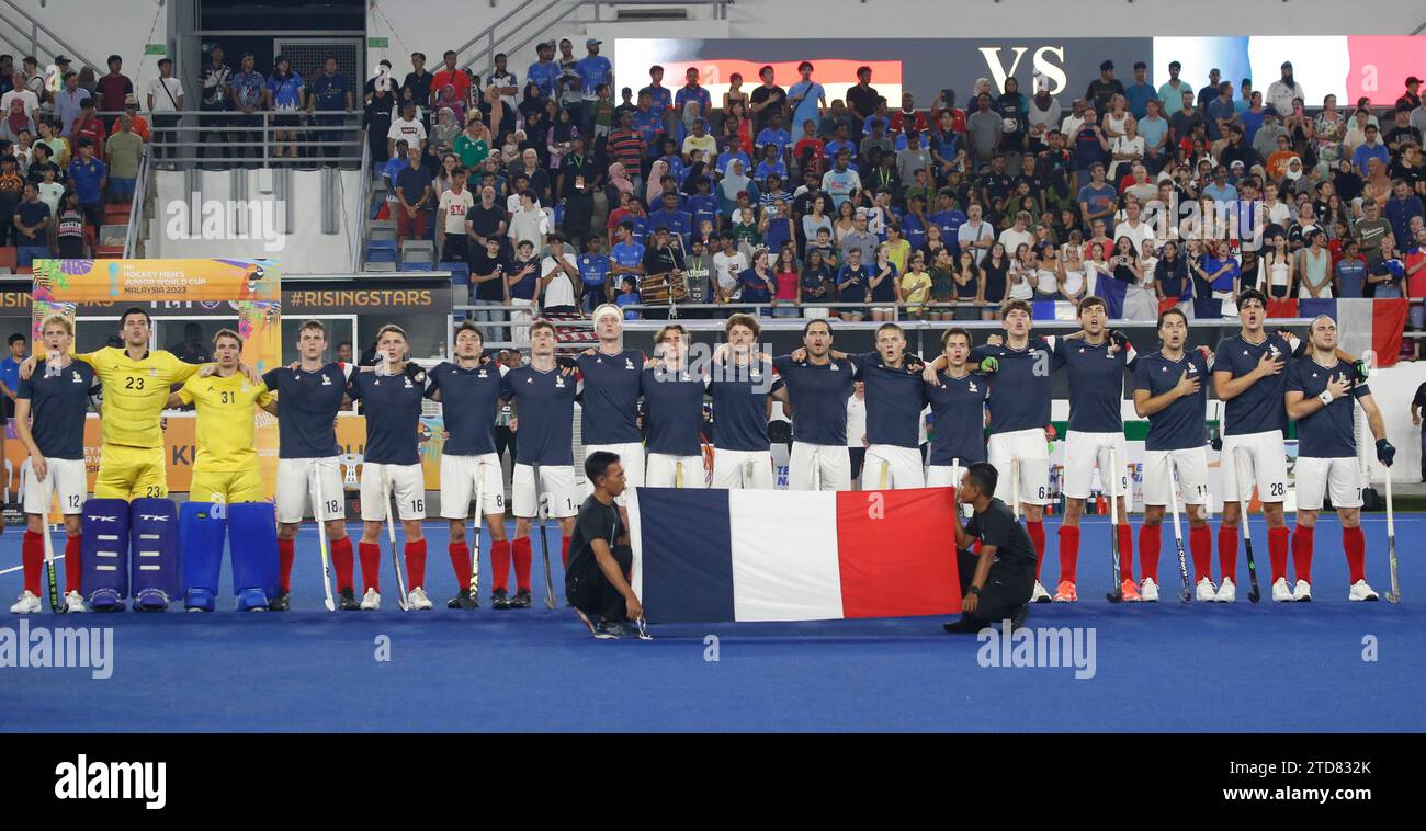 Team players of France pose for group photo prior to the match during ...