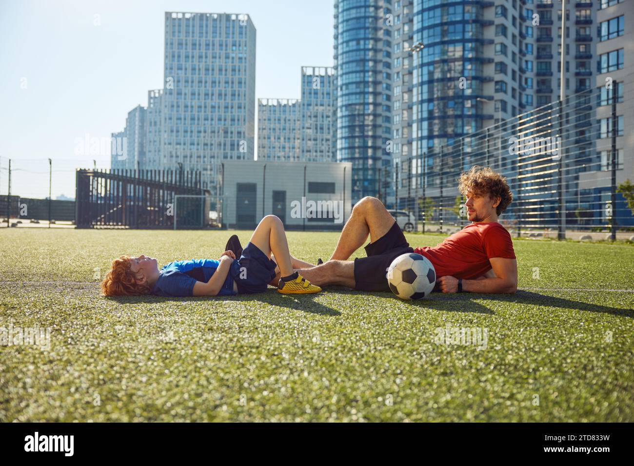 Exhausted Soccer Player