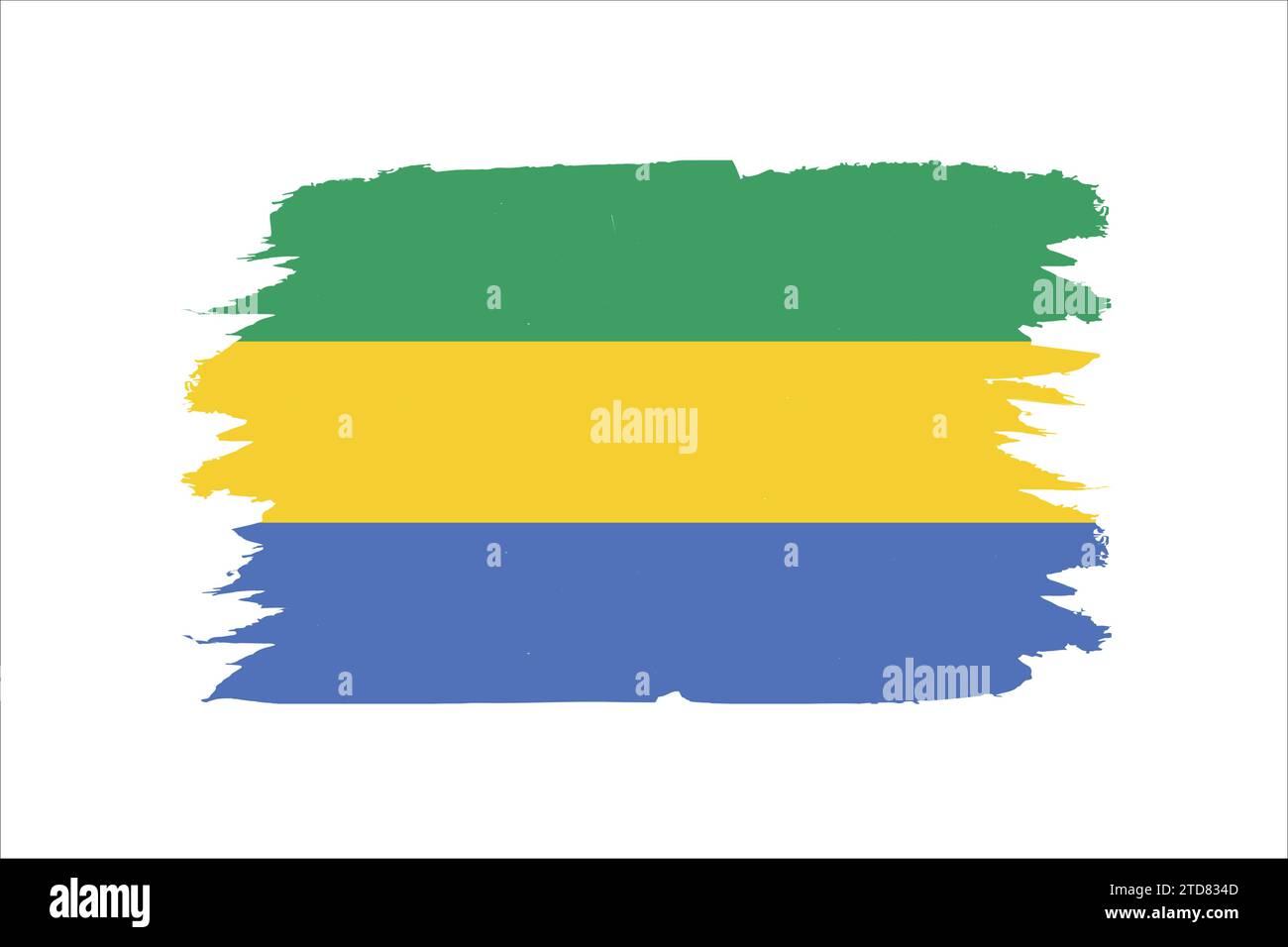 Vector illustration of the flag of Gabon Stock Vector Image & Art - Alamy