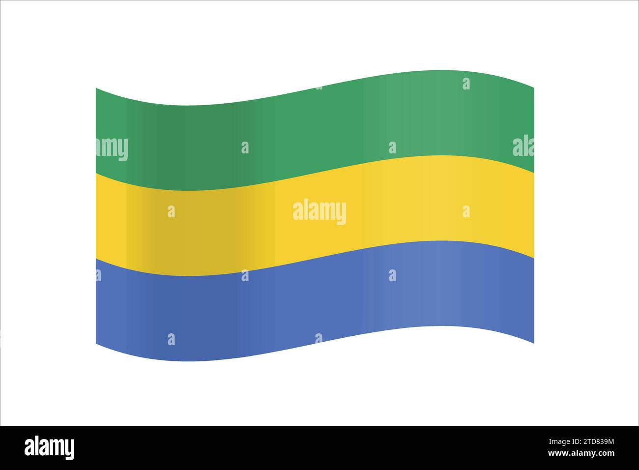 Vector illustration of the flag of Gabon Stock Vector Image & Art - Alamy