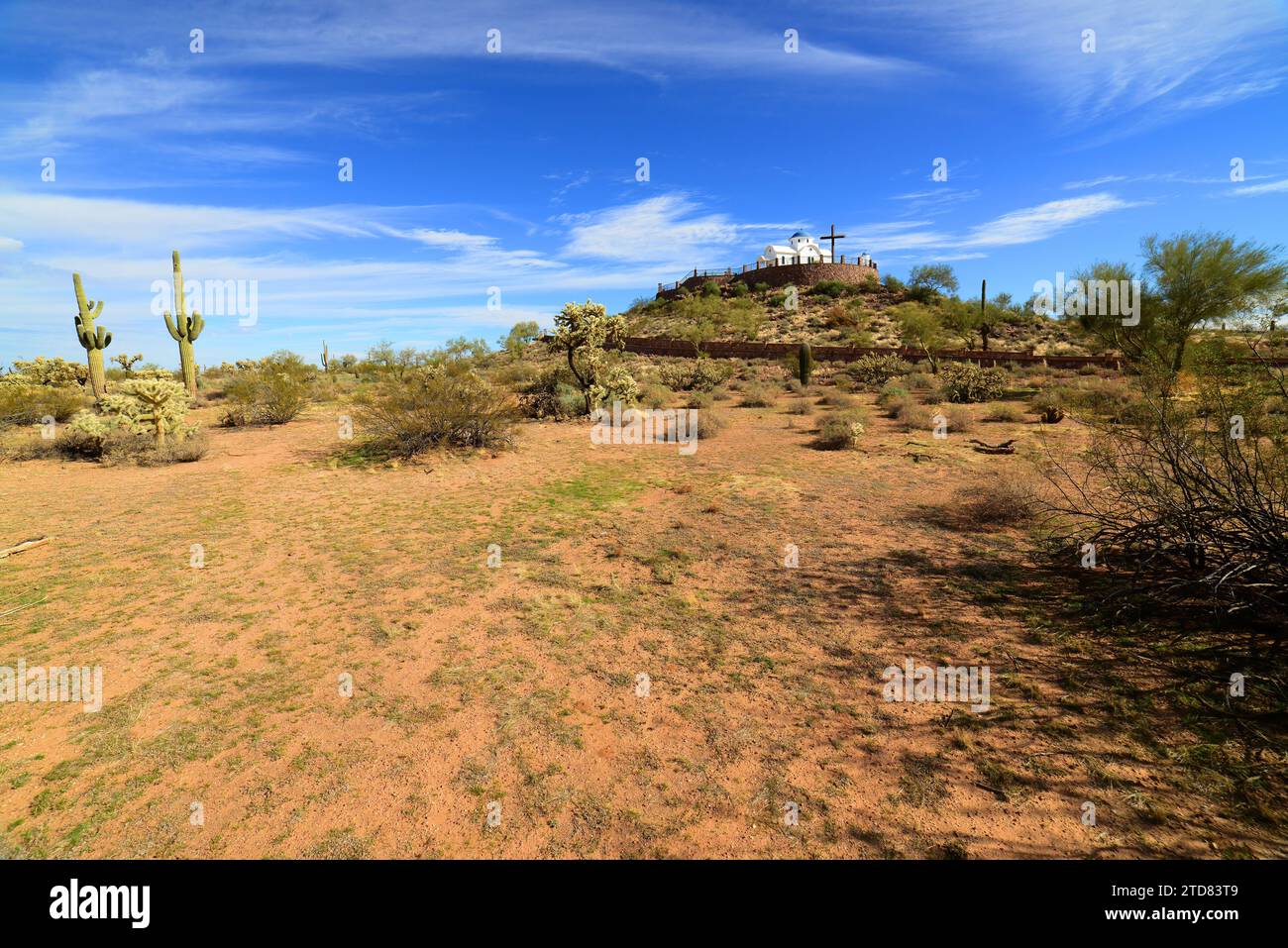 Greek orthodox chapel at St. Anthony's monastery in Arizona Stock Photo ...