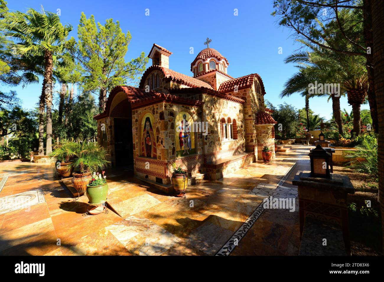 St anthonys greek orthodox monastery hi-res stock photography and ...