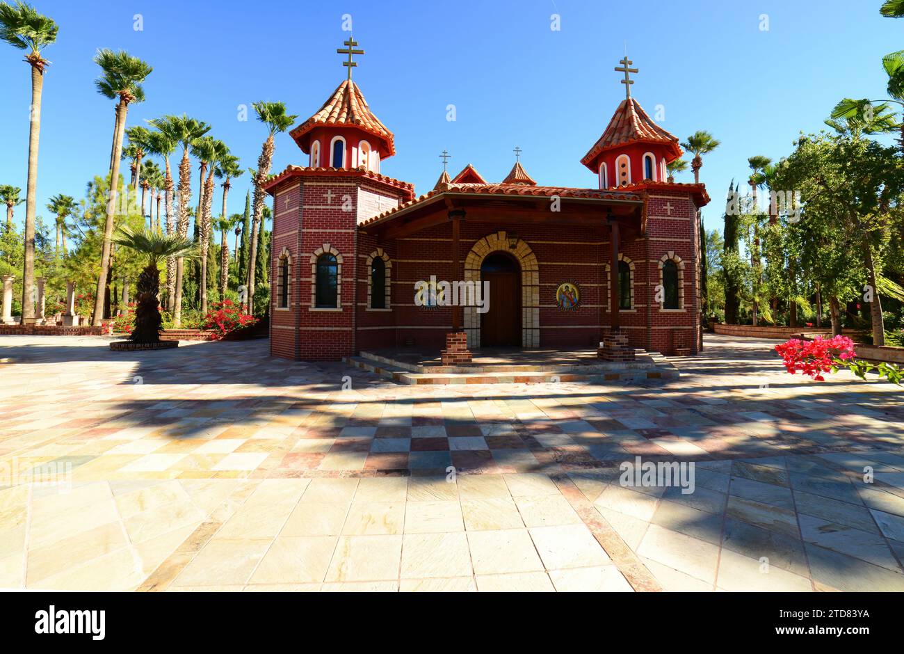 Greek orthodox chapel at St. Anthony's monastery in Arizona Stock Photo ...