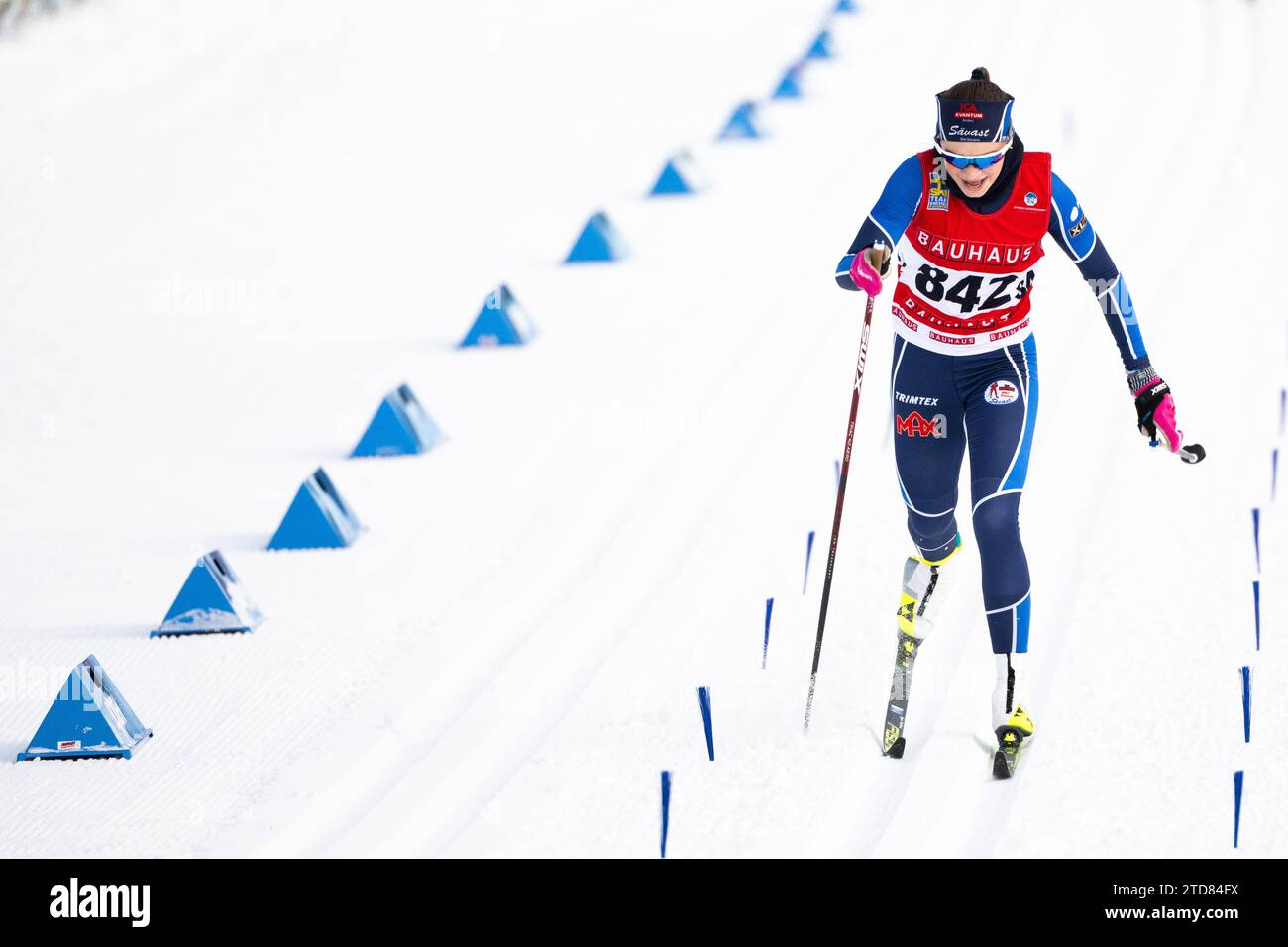 231217 Agnes Isaksson, Sävast Ski Team IF, under damernas 10 km ...