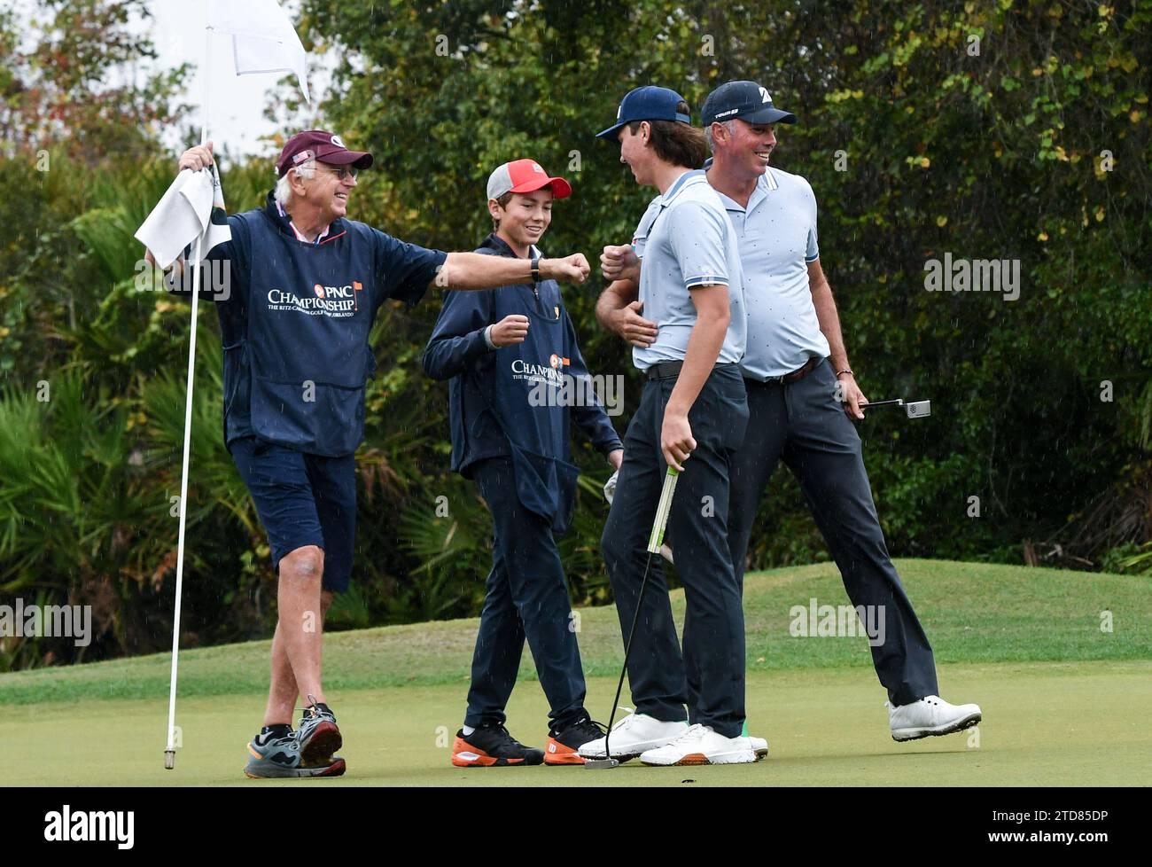 Orlando, United States. 16th Dec, 2023. Matt Kuchar and his son ...