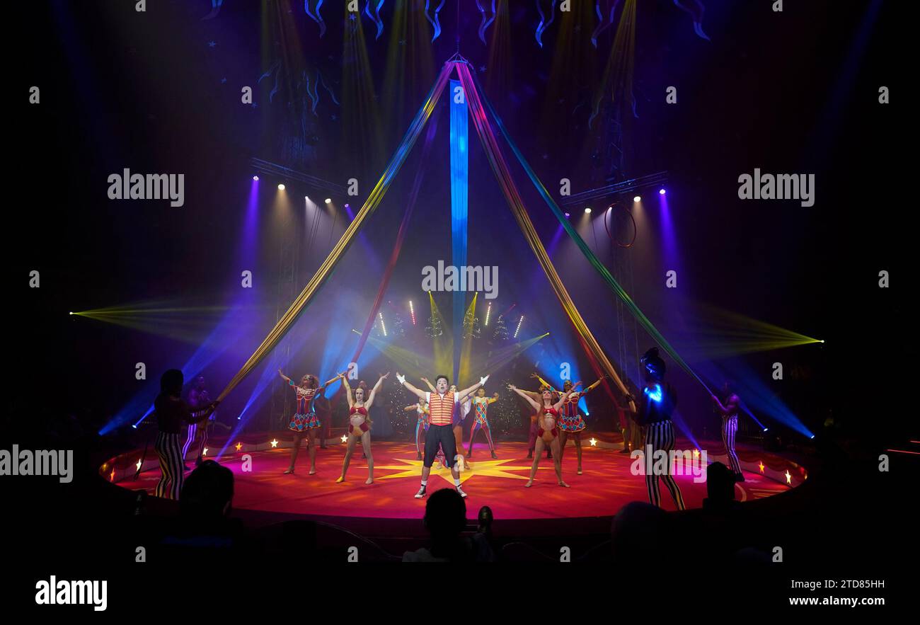 A general view of the opening night of Duffy's Christmas Circus which ...