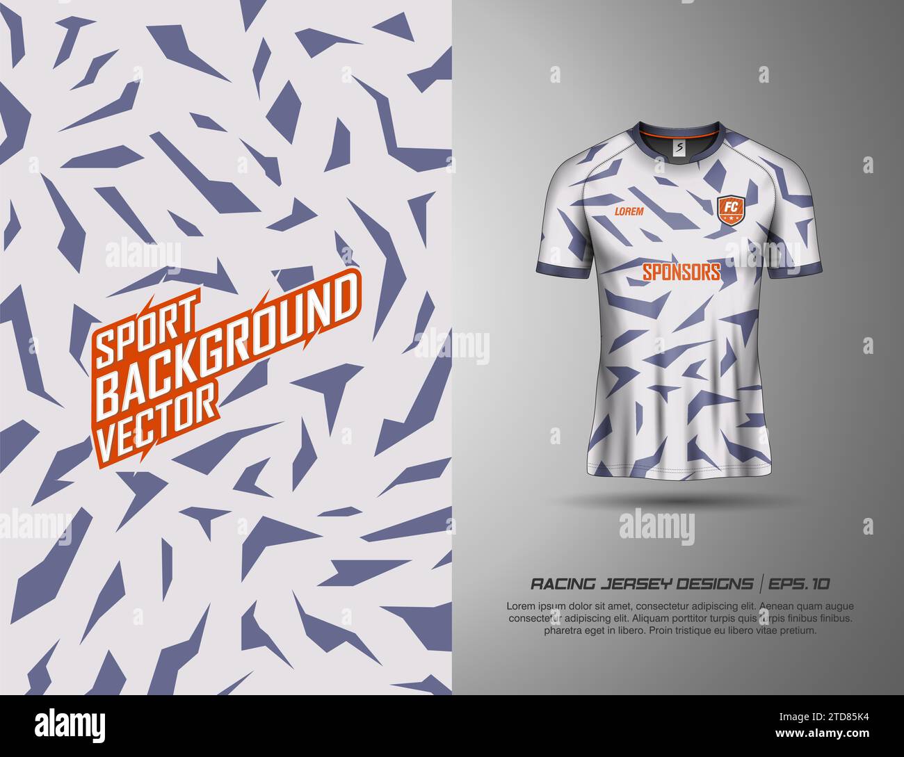 Soccer jerseys abstract background premium collection Stock Vector ...