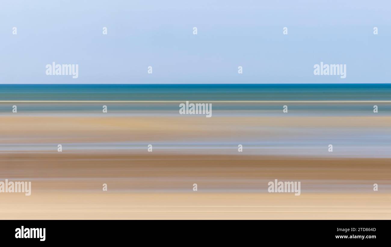 Beach Scene at Low Tide Captured with ICM ( Intentional Camera Movement ...