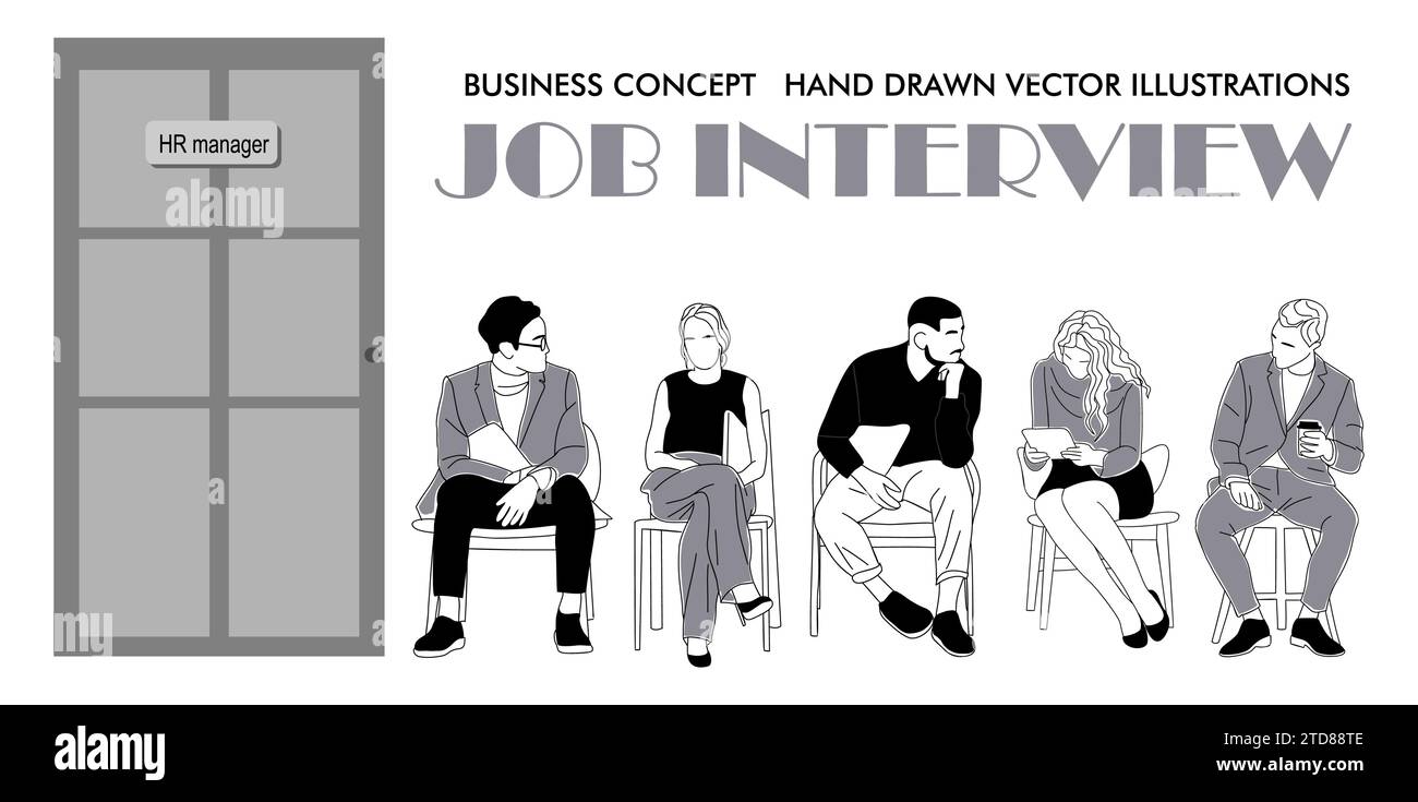 Interview in office room Cut Out Stock Images & Pictures - Alamy