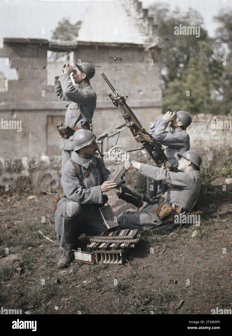 Saint etienne type machine gun hi-res stock photography and images - Alamy