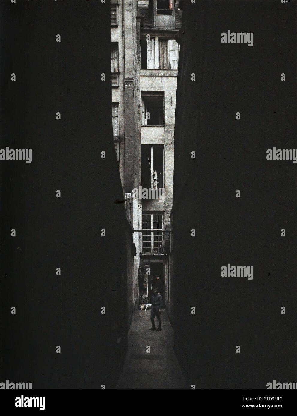 Paris (Ve arr.), France Passage overlooking rue Saint-Séverin?, HD ...