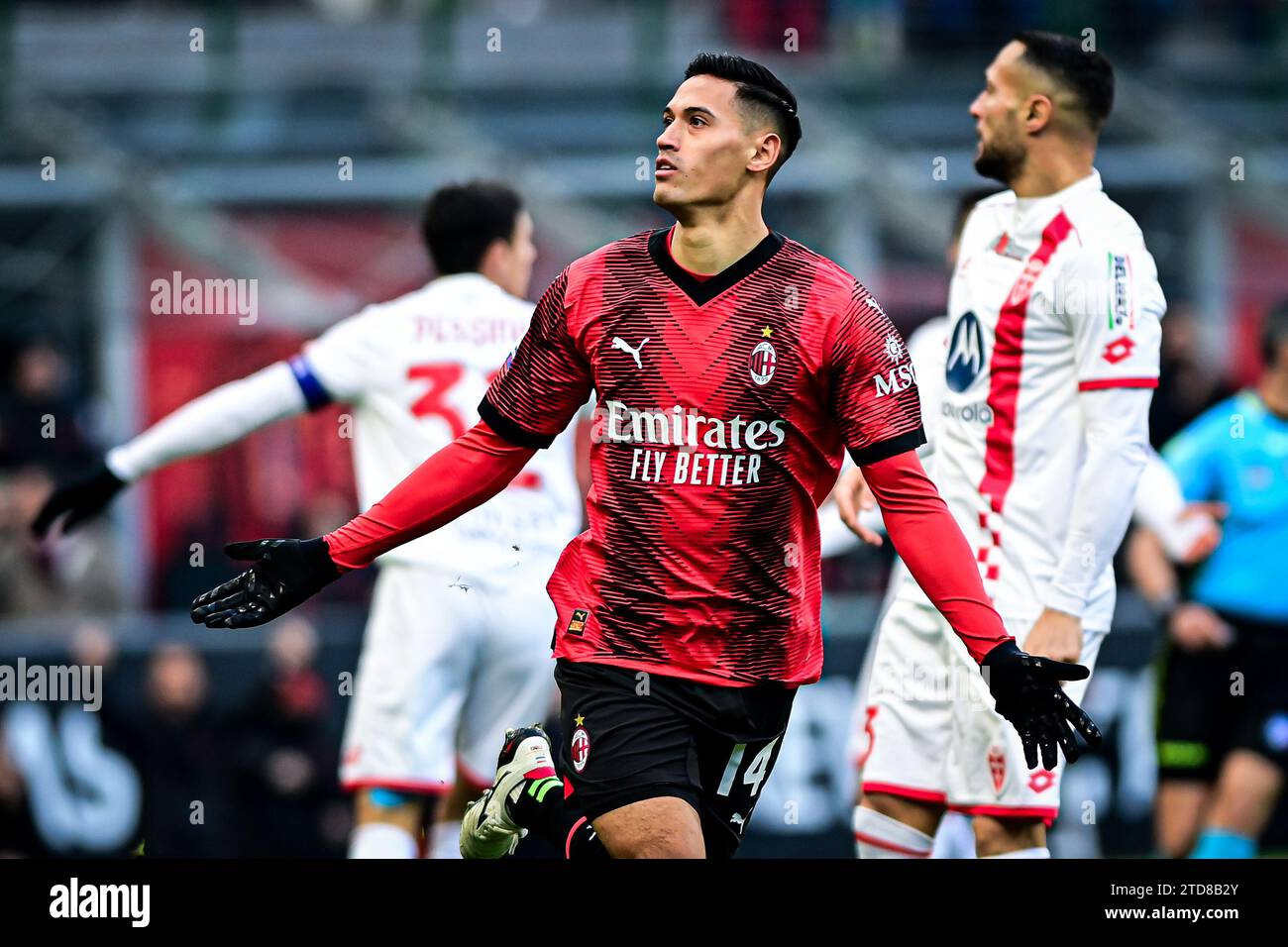Milan, Italy on December 17, 2023. Tijani Reijnders of AC Milan ...