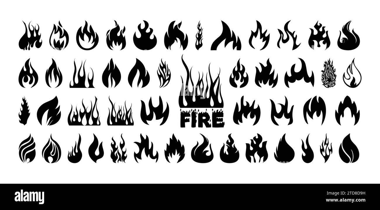 Symbol flammable Black and White Stock Photos & Images - Alamy