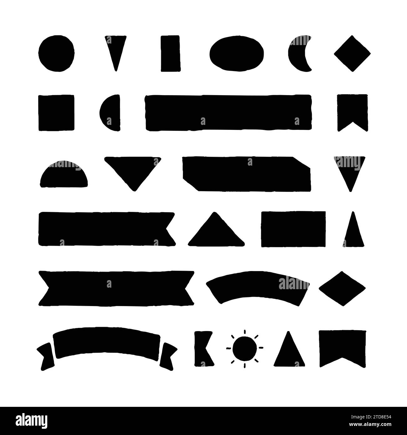 Borders of triangles Cut Out Stock Images & Pictures - Alamy