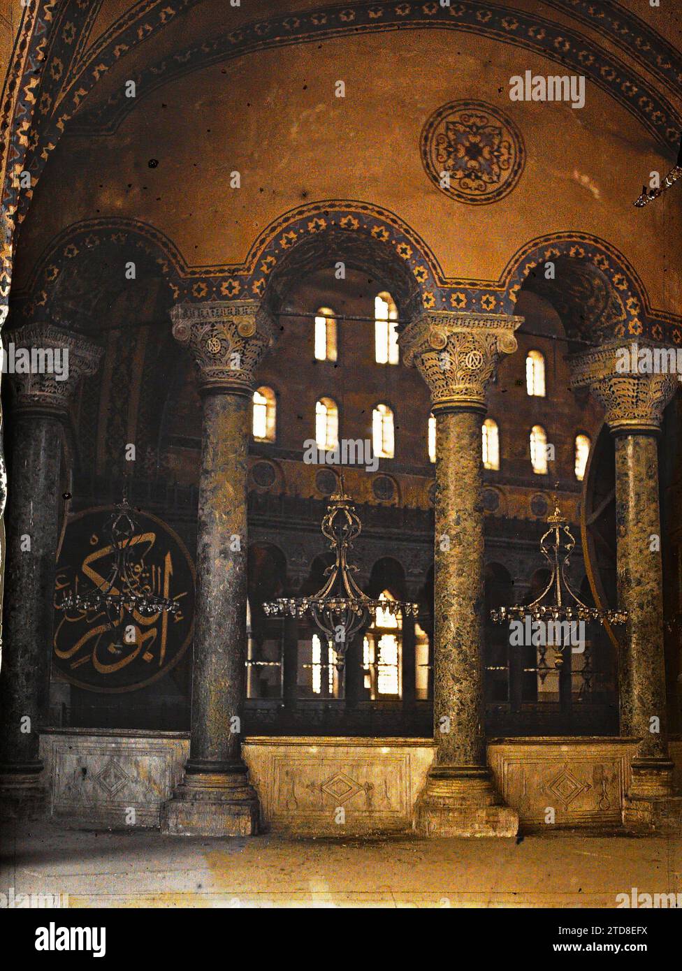 Constantinople (present-day Istanbul), Turkey The northern gallery of ...