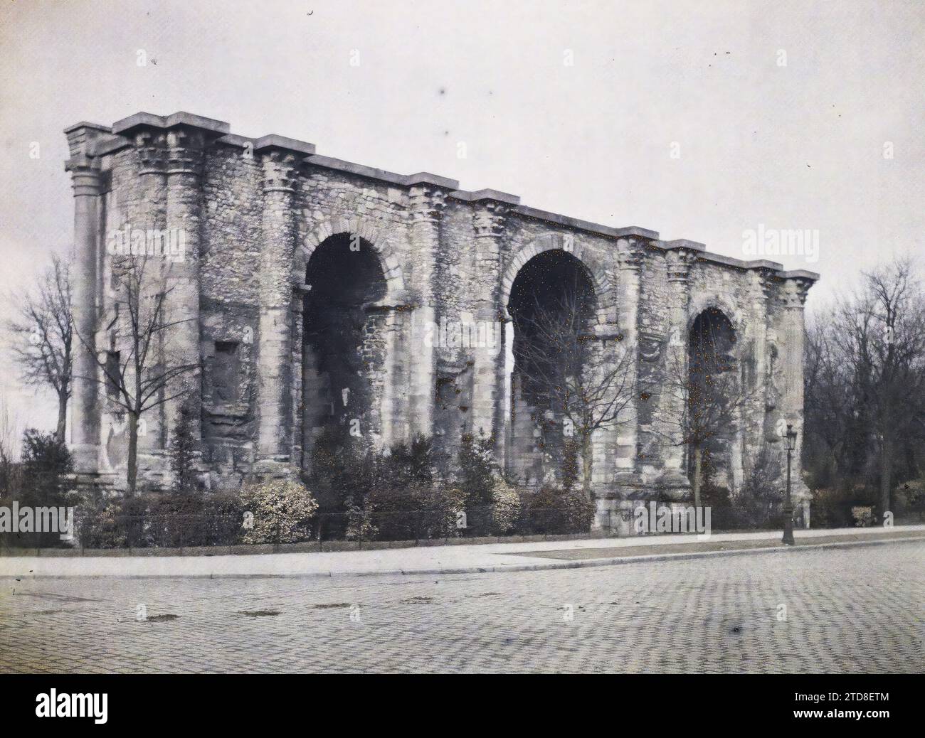 Reims, Marne, Champagne, France La Porte Mars, Place de la République ...