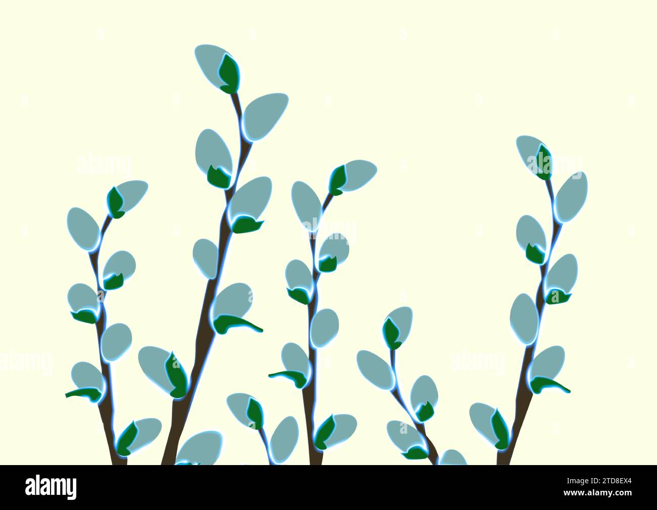 Neon botanical Stock Vector Images - Alamy