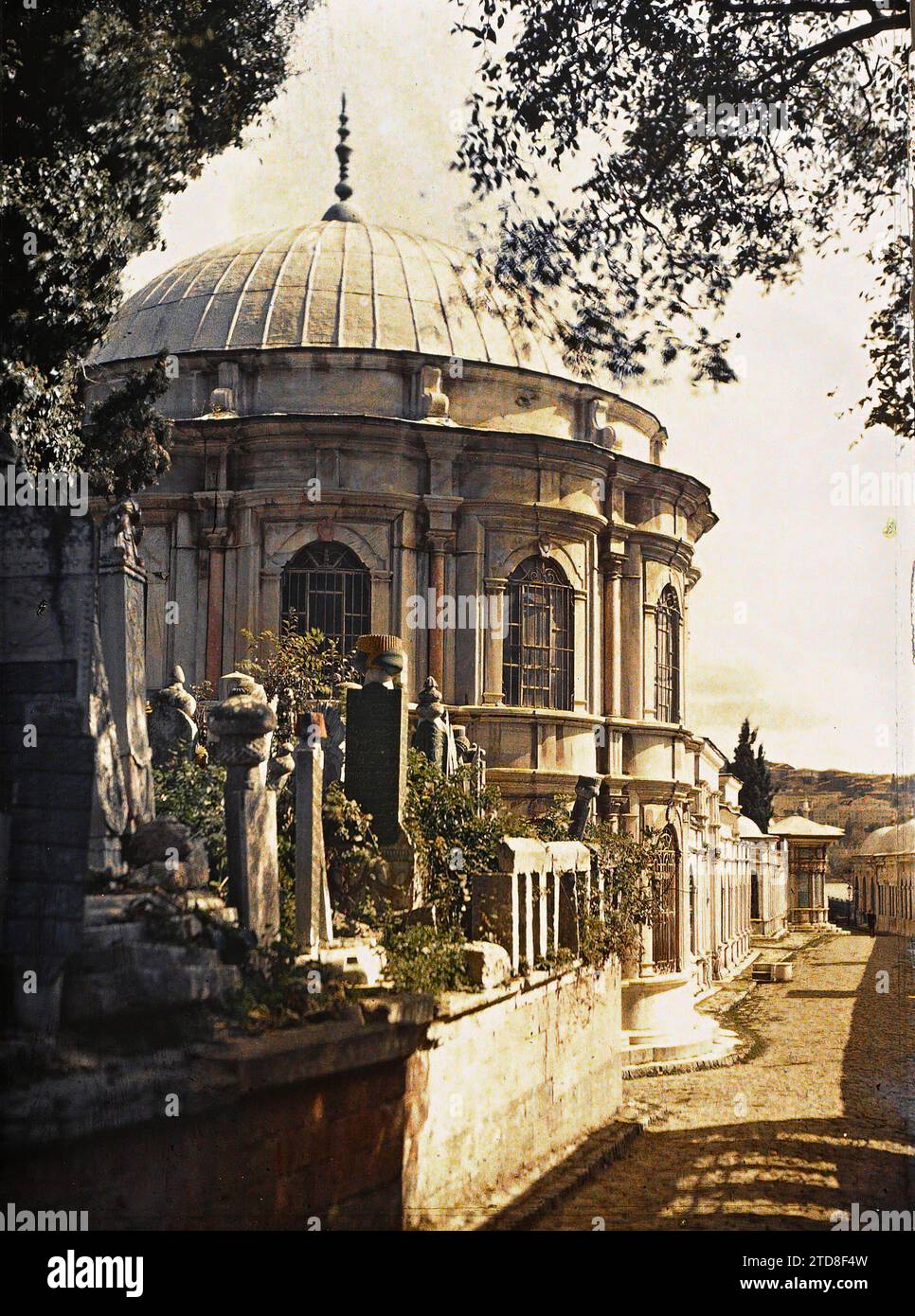 Constantinople (present-day Istanbul), Turkey A mausoleum and tombs ...