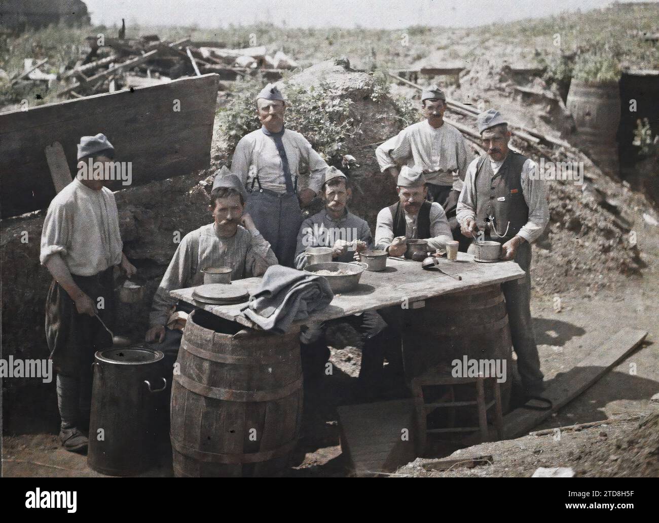 First world war trenches food hi-res stock photography and images - Alamy