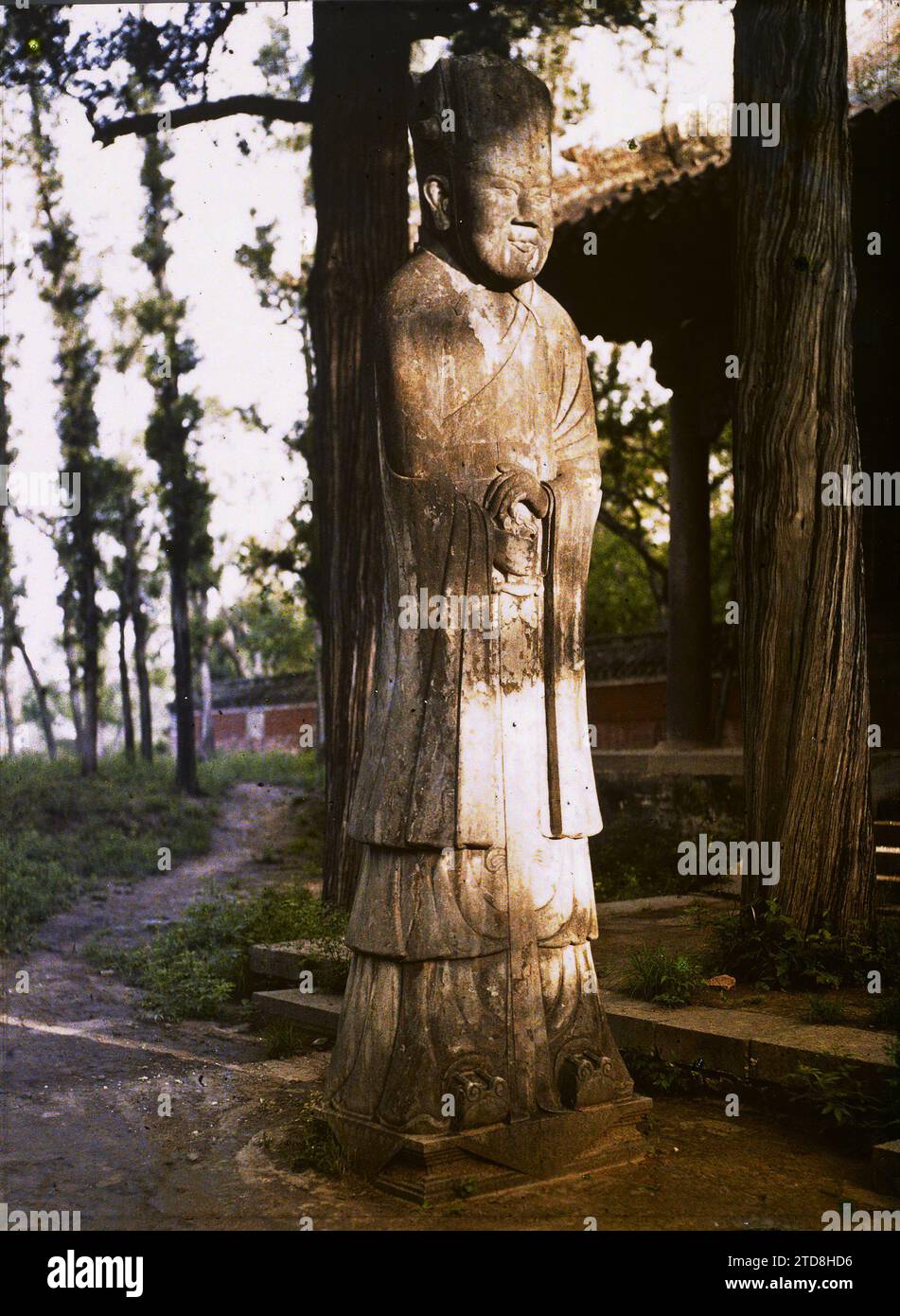 Tchoufou, China Konglin, the necropolis of the Confucius family ...