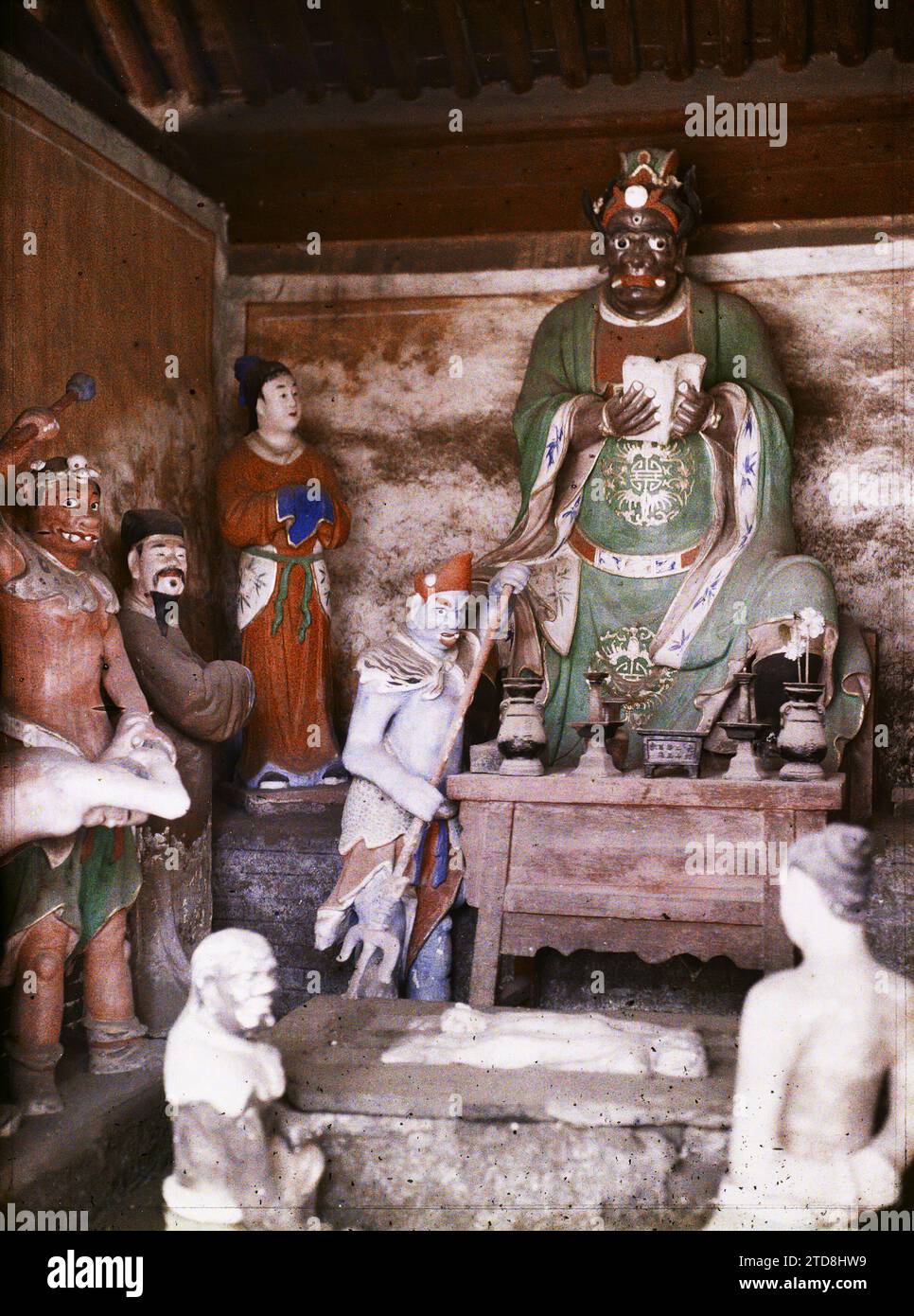 Statue temple interior view sculpture altar supernatural object hi-res ...