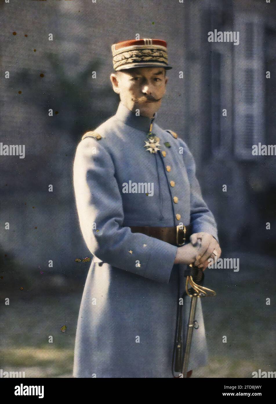 Rear front military personality military uniform portrait medal hi-res ...