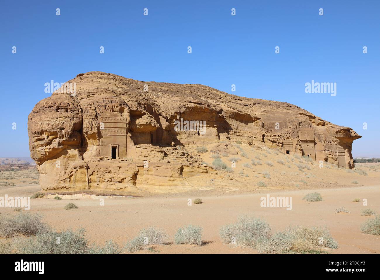 Hegra archaeological site at AlUla in Saudi Arabia Stock Photo - Alamy