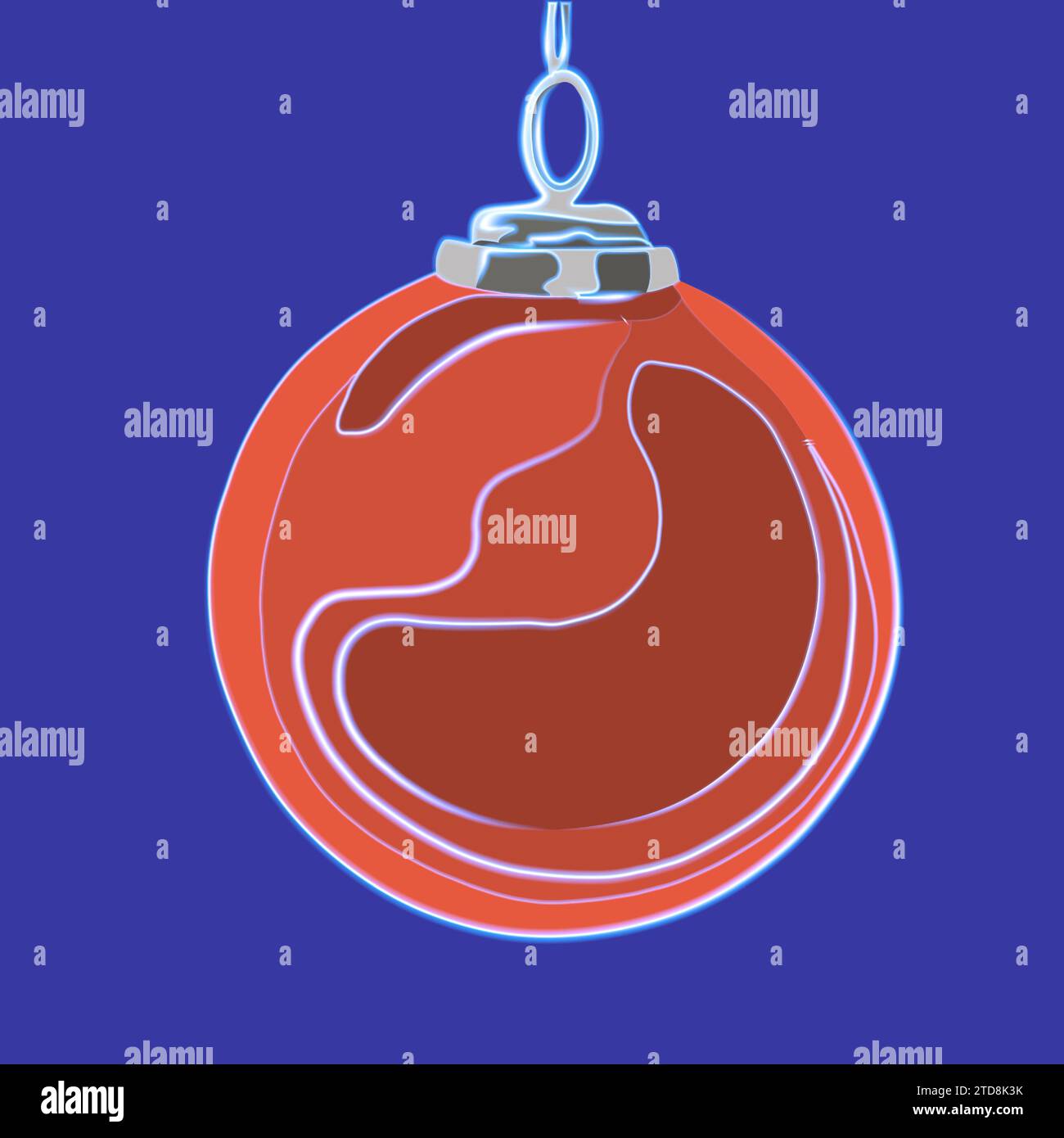 Shiny tree toys festive Stock Vector Images - Alamy