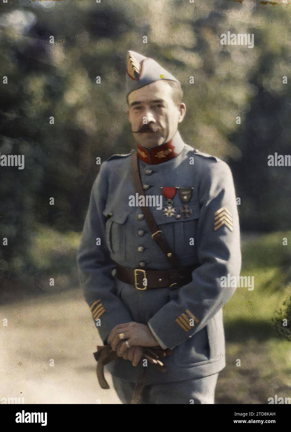 Rear front military personality military uniform portrait medal hi-res ...