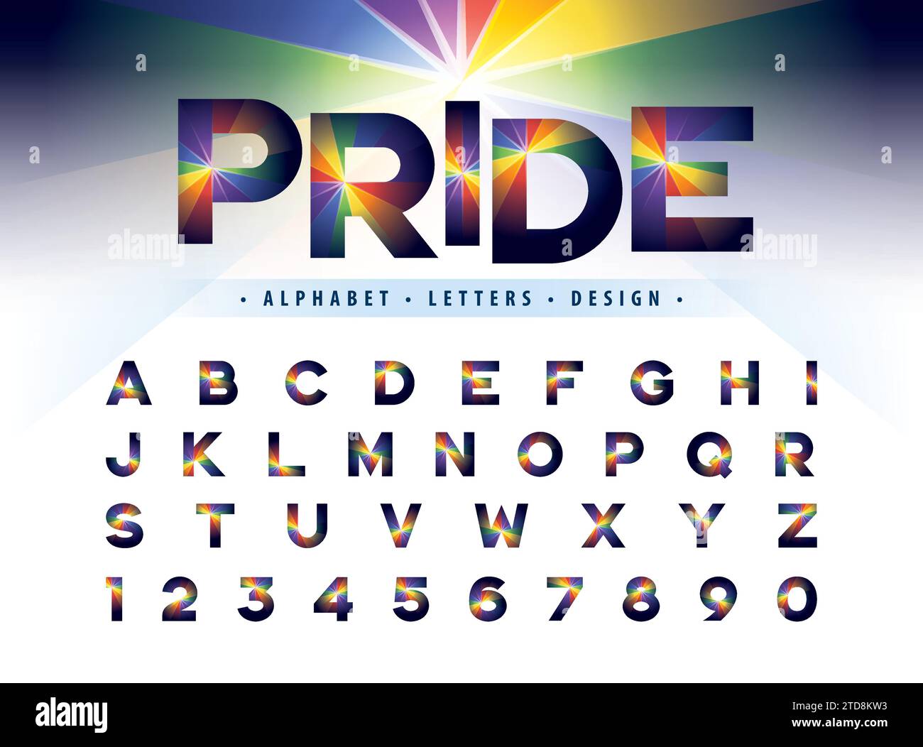 Pride month font hi-res stock photography and images - Alamy