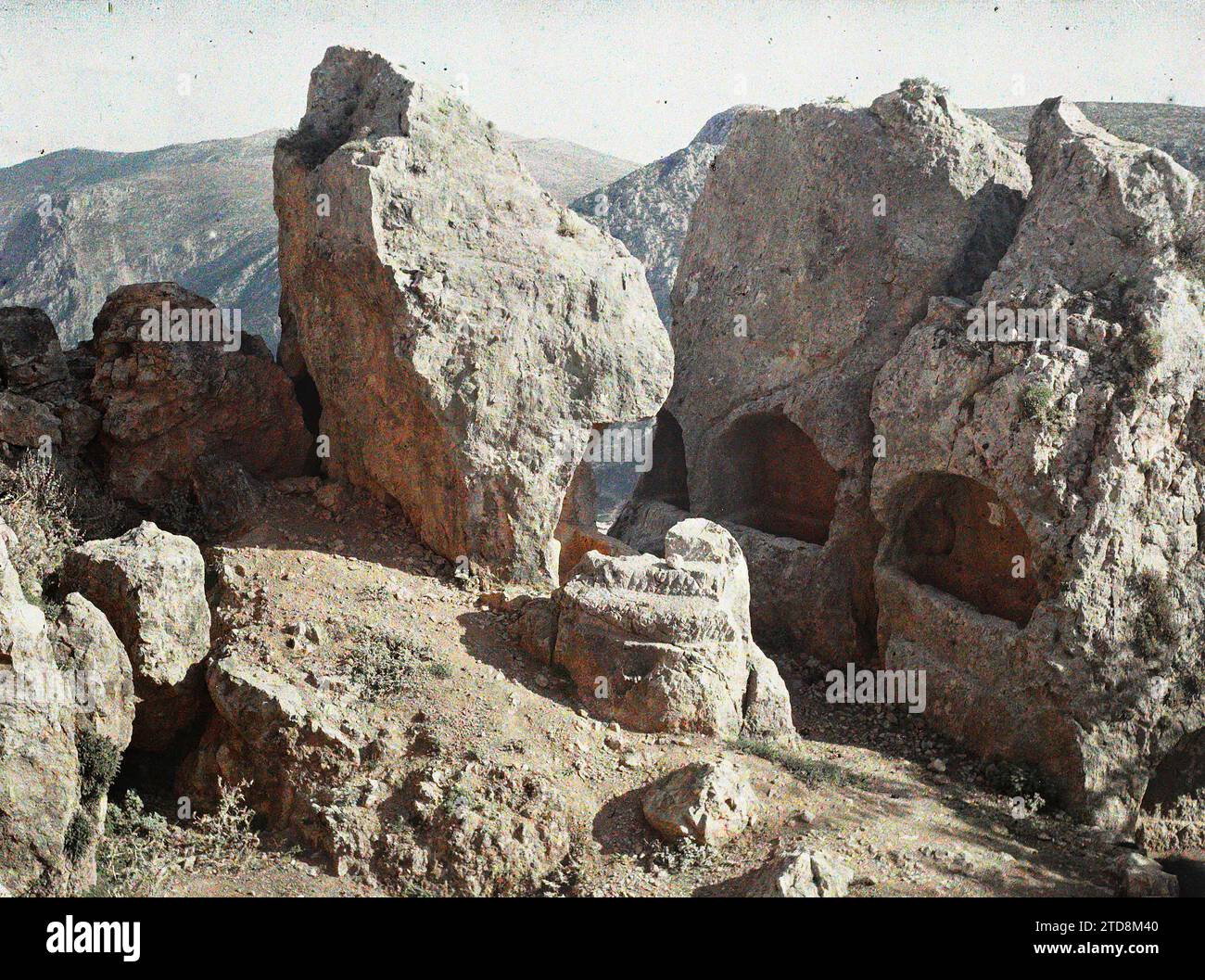 Greece tombs dug hi-res stock photography and images - Alamy