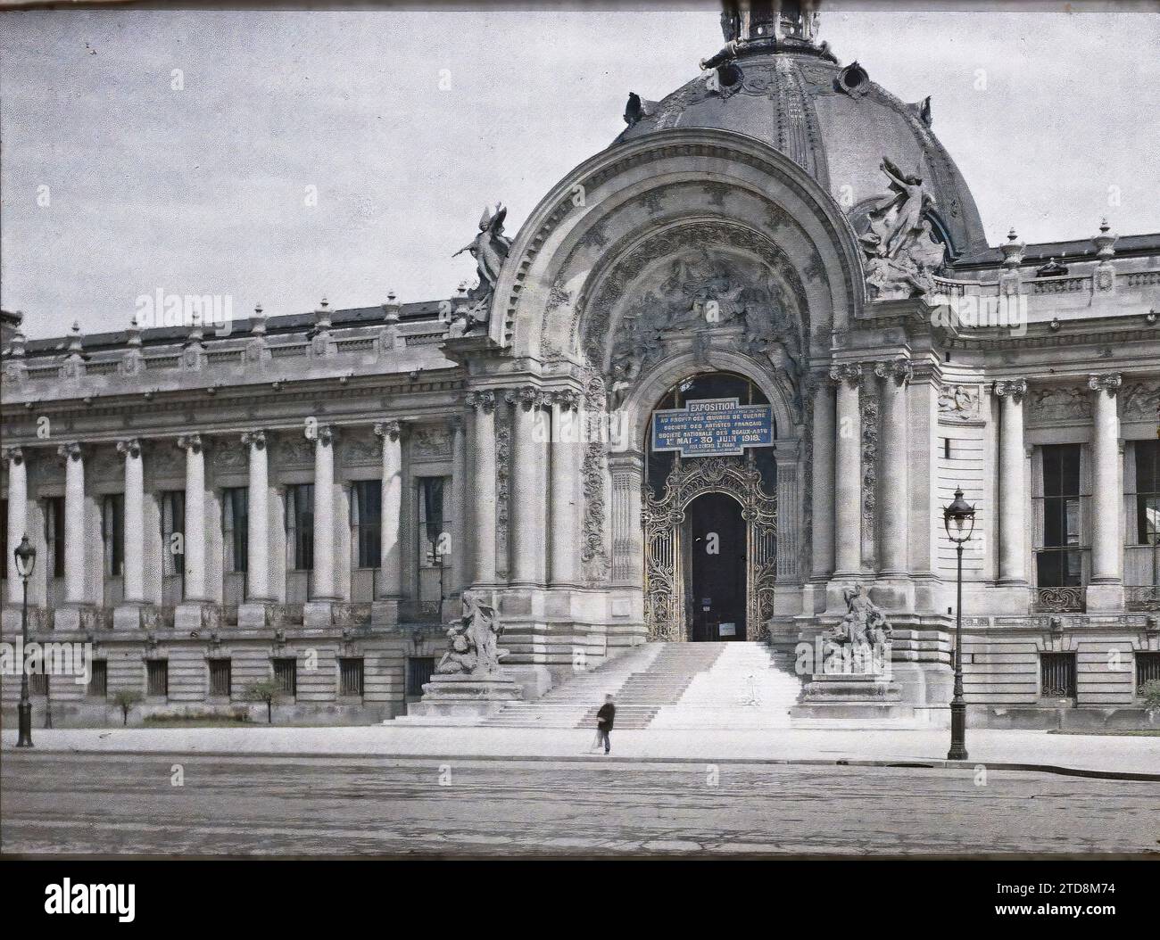Paris (8th arr.), France Le Petit Palais, entrance to the exhibition ...