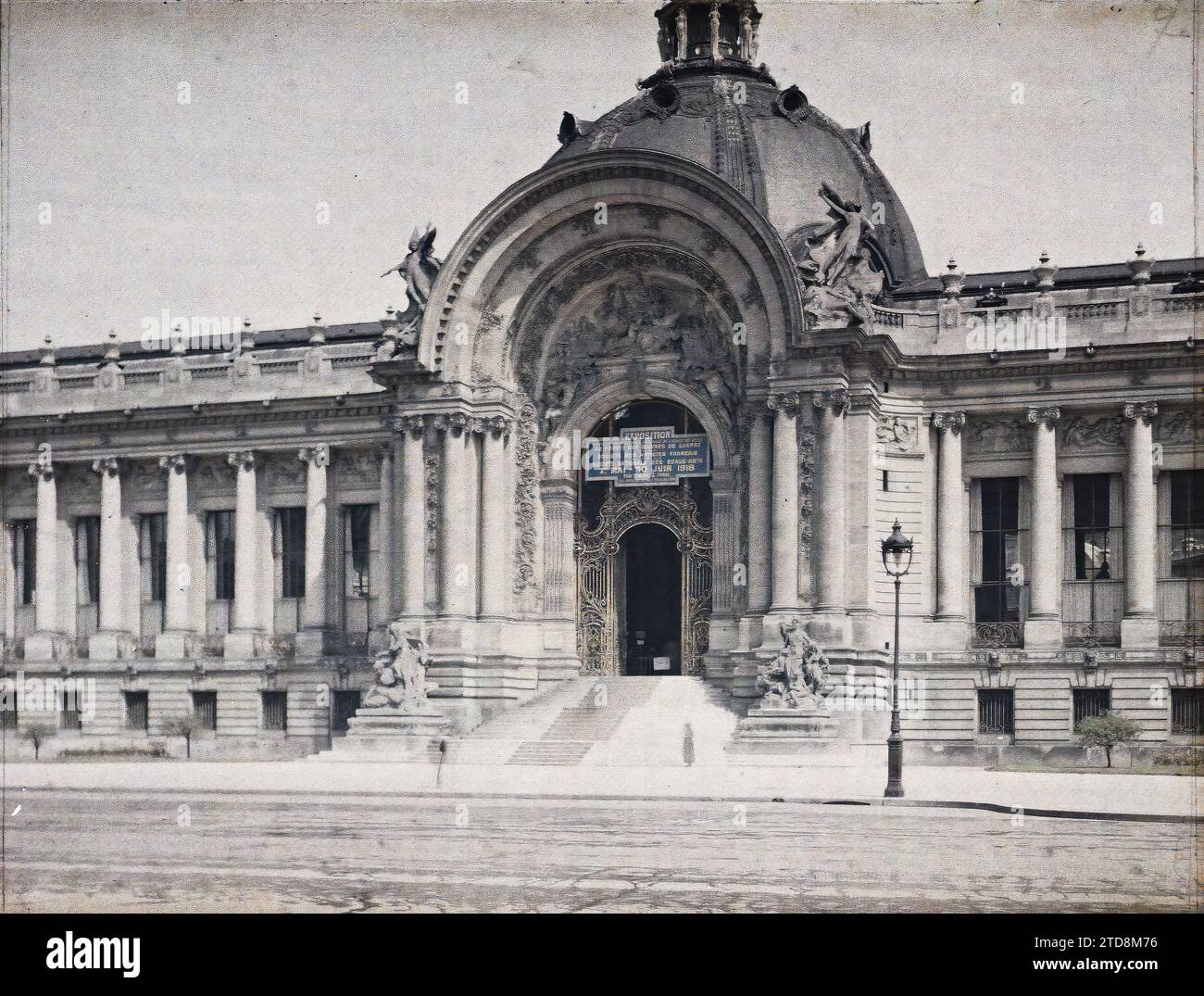 Paris (8th arr.), France Le Petit Palais, entrance to the exhibition ...