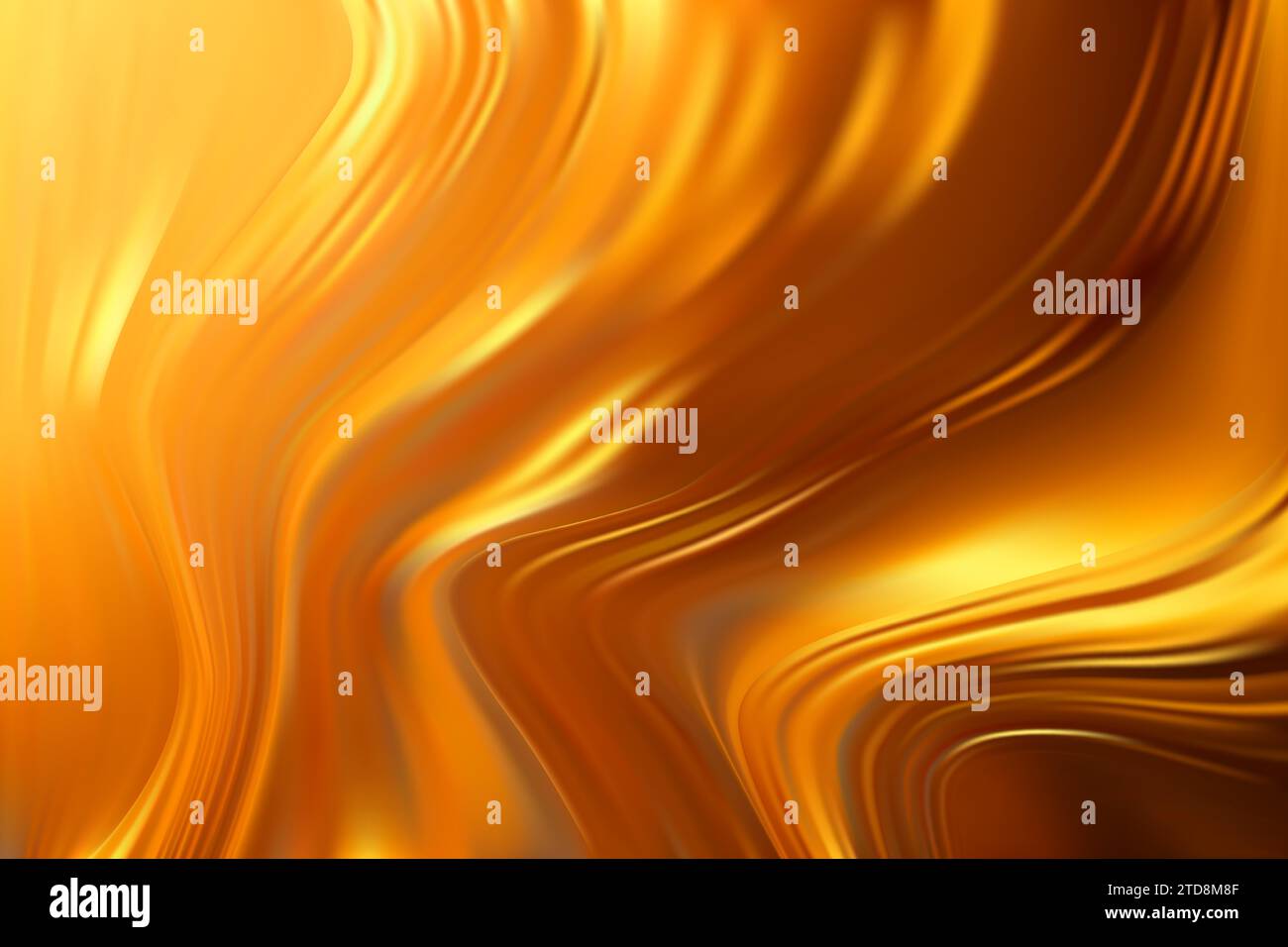 Wavy Honey Gold Background With Swirls Stock Vector Image And Art Alamy