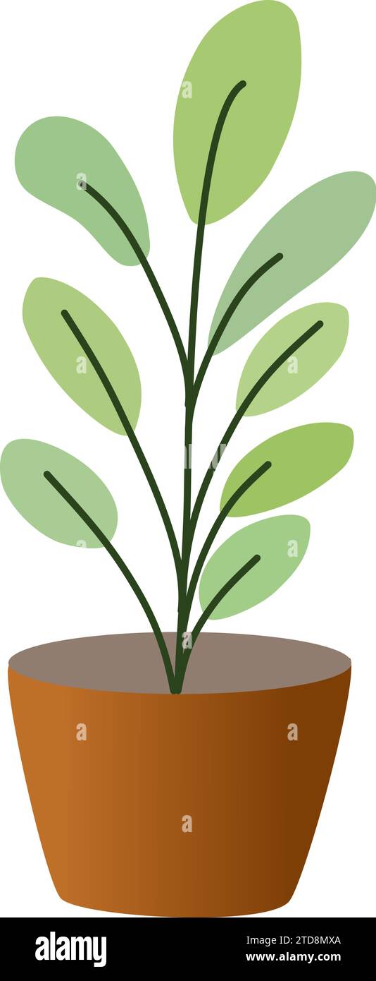 Small house garden Stock Vector Images - Alamy