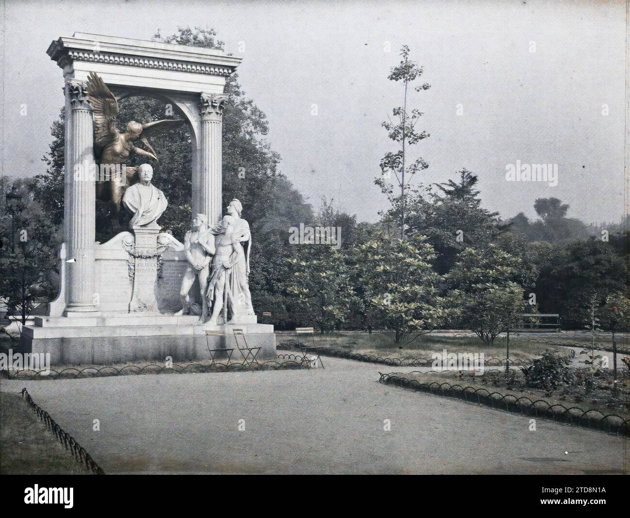 Paris (1st arr.), France Monument of Waldeck Rousseau by Laurent-Honoré ...